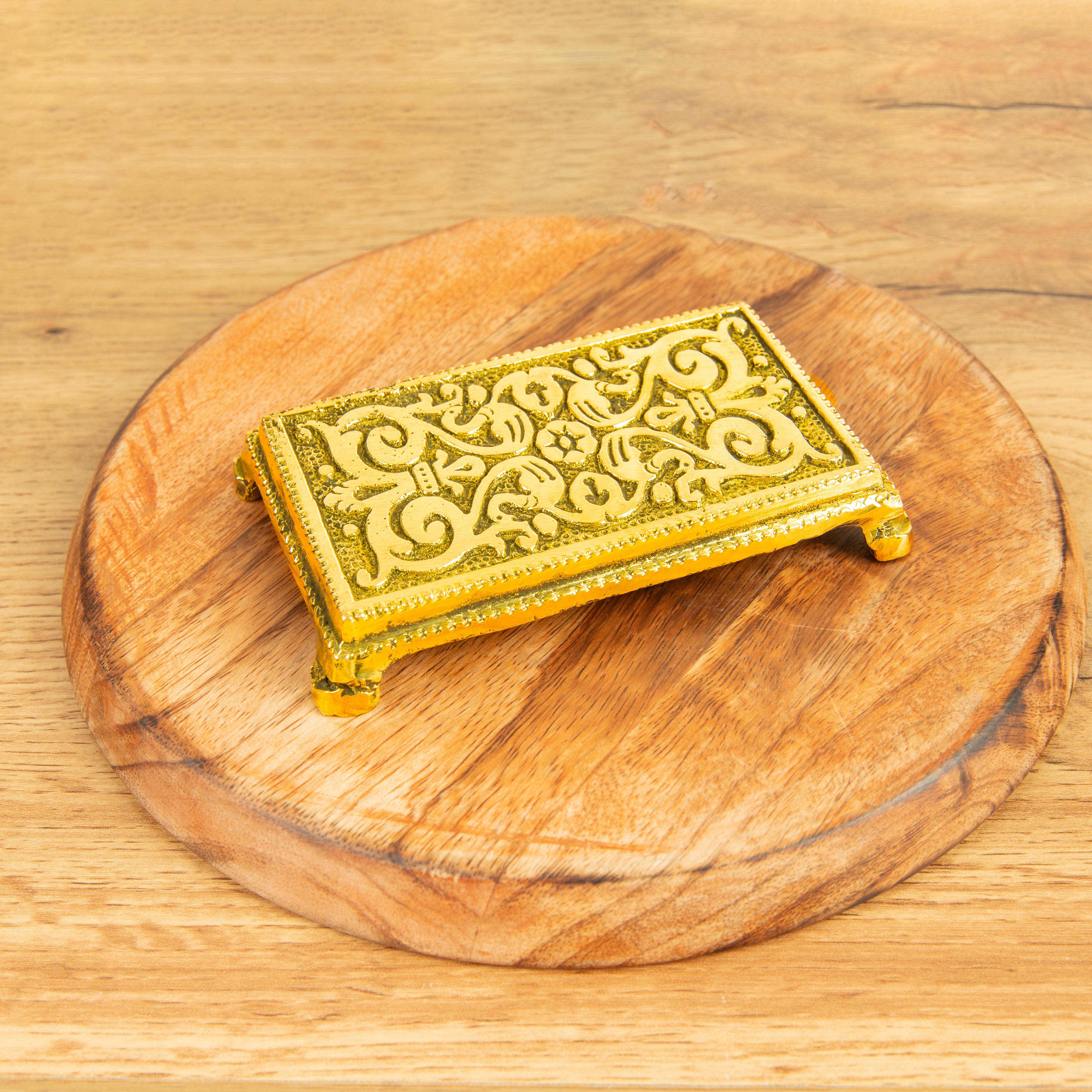Small Rectangular Peedam ( Pooja Stand for Idols ) – Kamsthala